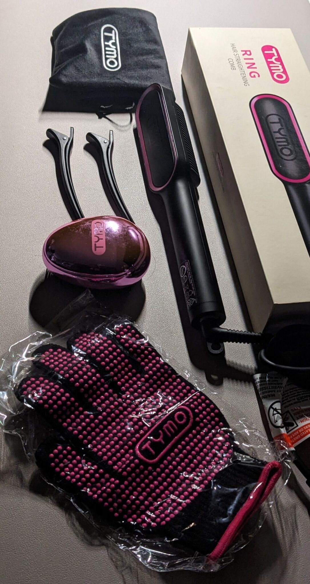 Tymo Ring Hair Straightening Comb Review - 4C Nappy Hair